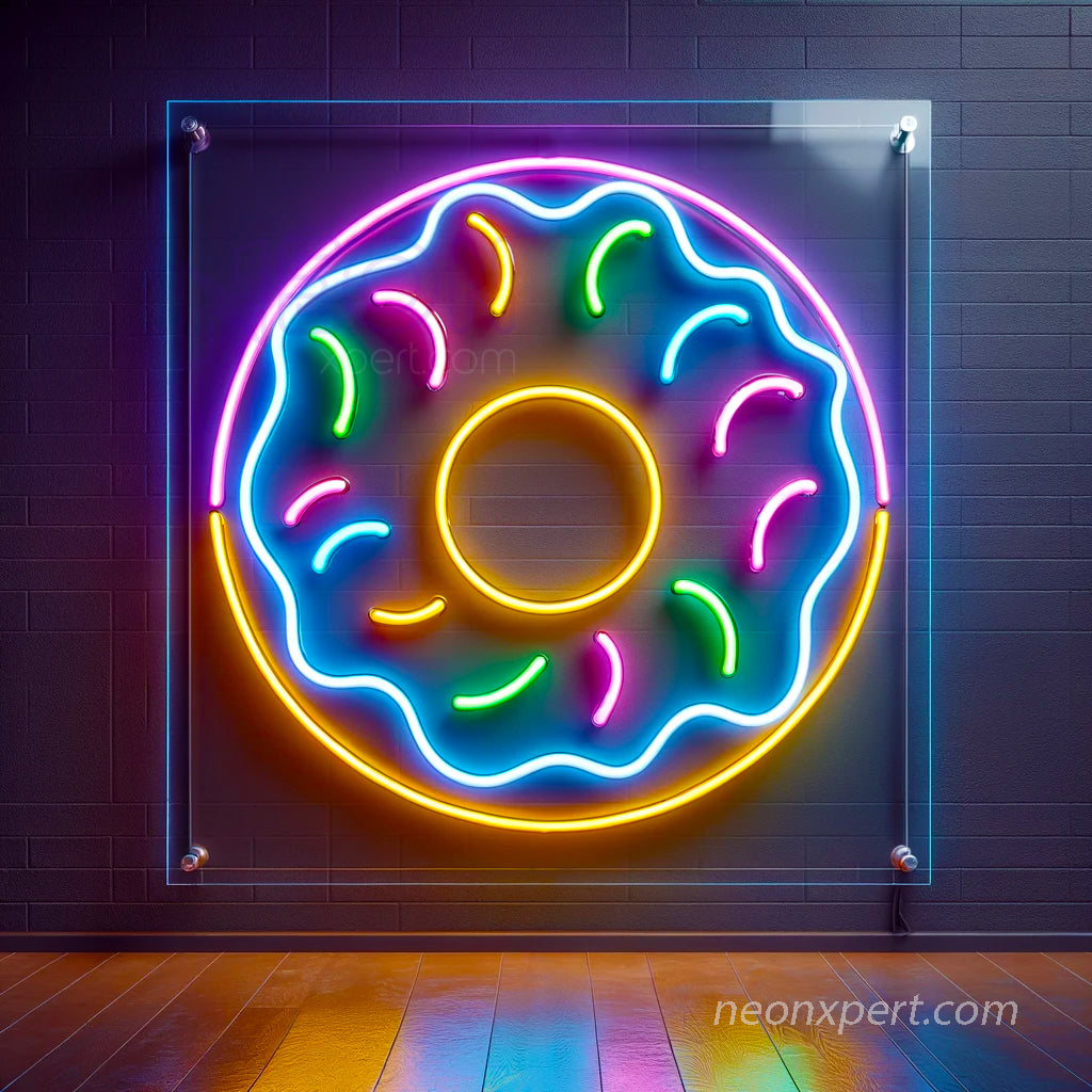 Donut LED Neon Sign – NeonXpert
