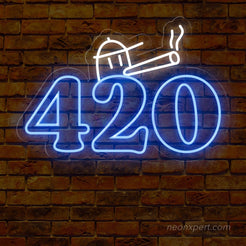 420 Weed LED Neon Sign – Stylish Cannabis-Inspired Lighting Decor ...