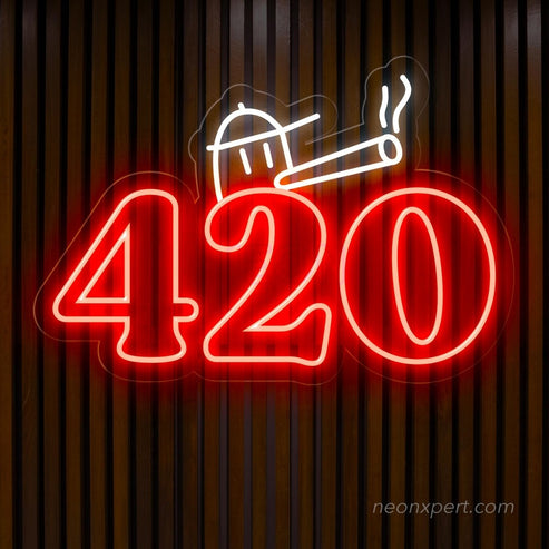 420 Weed LED Neon Sign – Stylish Cannabis-Inspired Lighting Decor ...