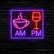AM Coffee PM Wine Neon Sign - Savor Every Hour – NeonXpert