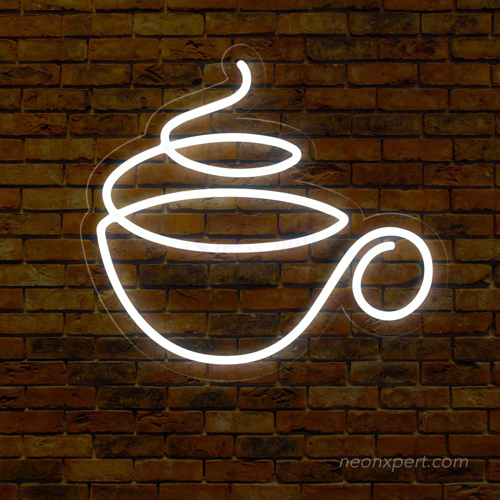 Coffee Cup LED Neon Sign: Illuminate Your Space with Coffee Love ...