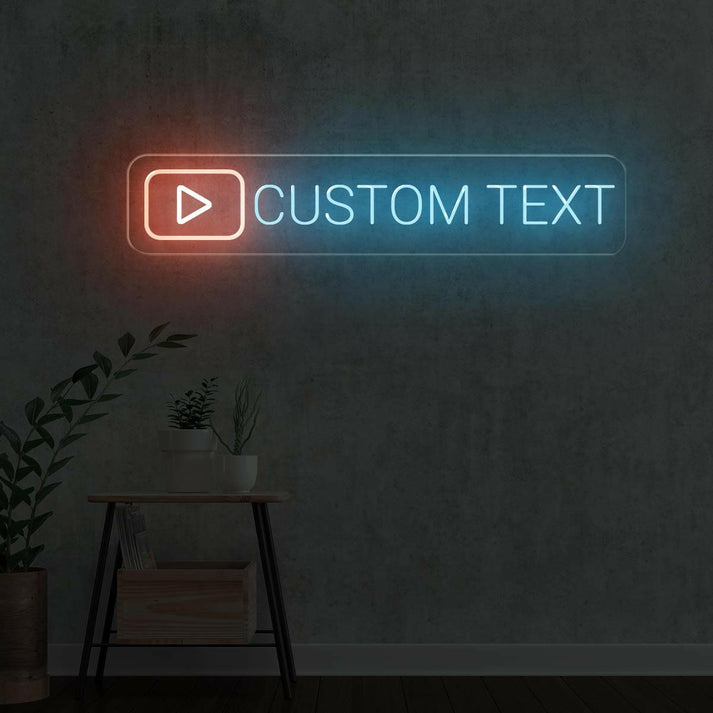 Custom Gamertag Neon Sign | Username LED sign with Logo - NeonXpert