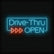 Drive Thru Open Neon Sign | LED Business Signage – NeonXpert