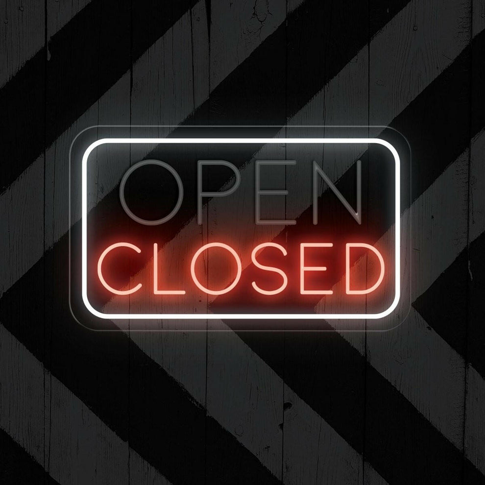 Dual LED Open/Closed Neon Sign | NeonXpert