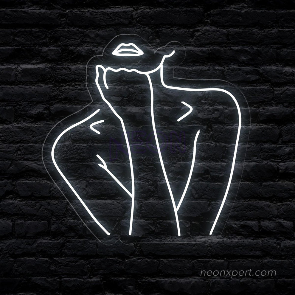 Female Body Silhouette Neon Light for Contemporary Spaces - NeonXpert