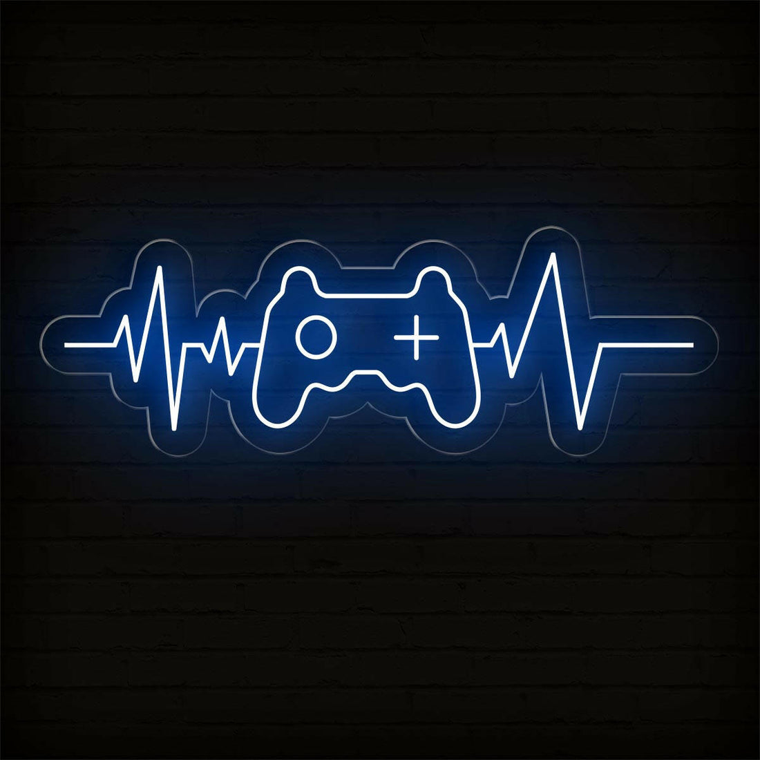 Gamer Heartbeat LED Neon Sign | Best Gaming Room Decor - NeonXpert
