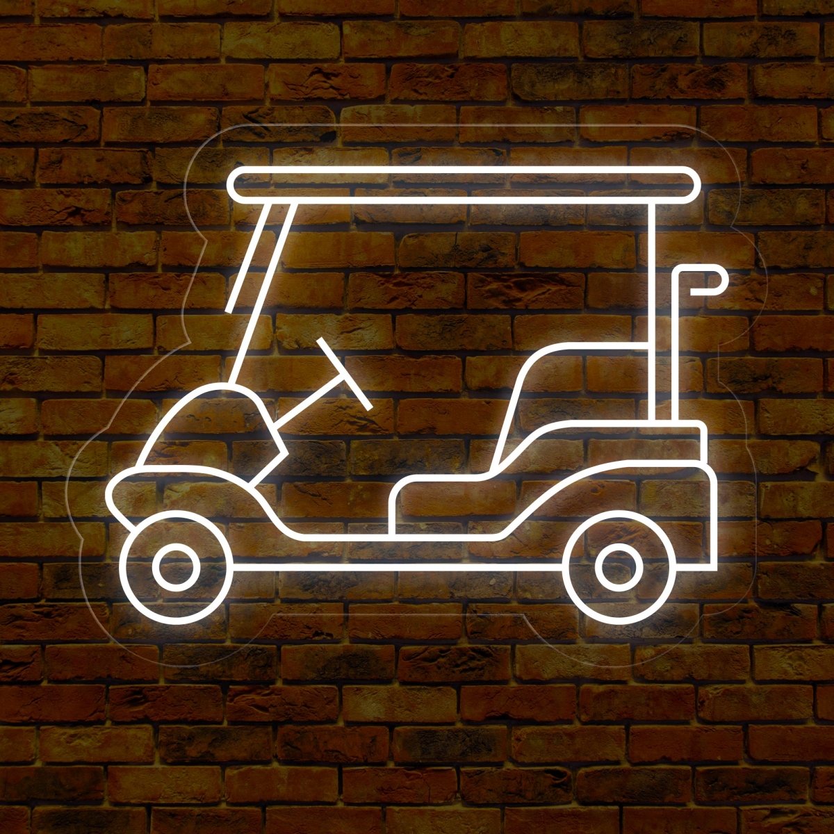 Golf Cart Neon Sign | Golf Cart Parking Outdoor LED Light - NeonXpert