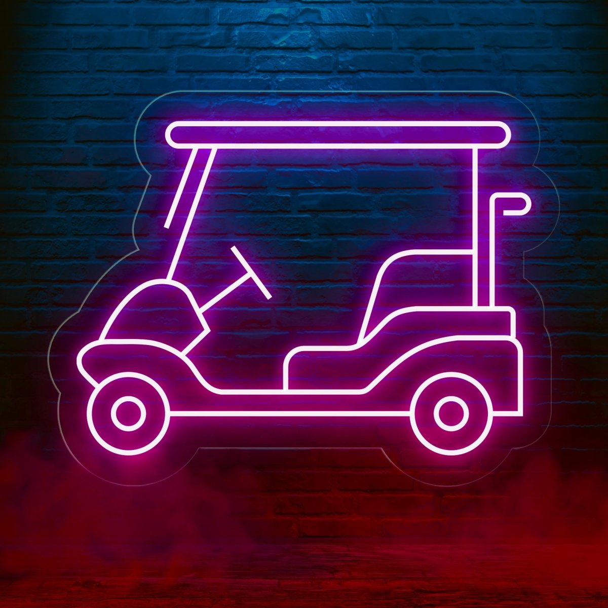 Golf Cart Neon Sign | Golf Cart Parking Outdoor LED Light - NeonXpert
