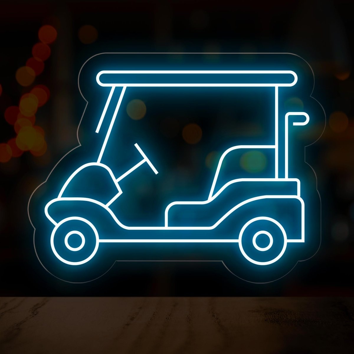 Golf Cart Neon Sign | Golf Cart Parking Outdoor LED Light - NeonXpert