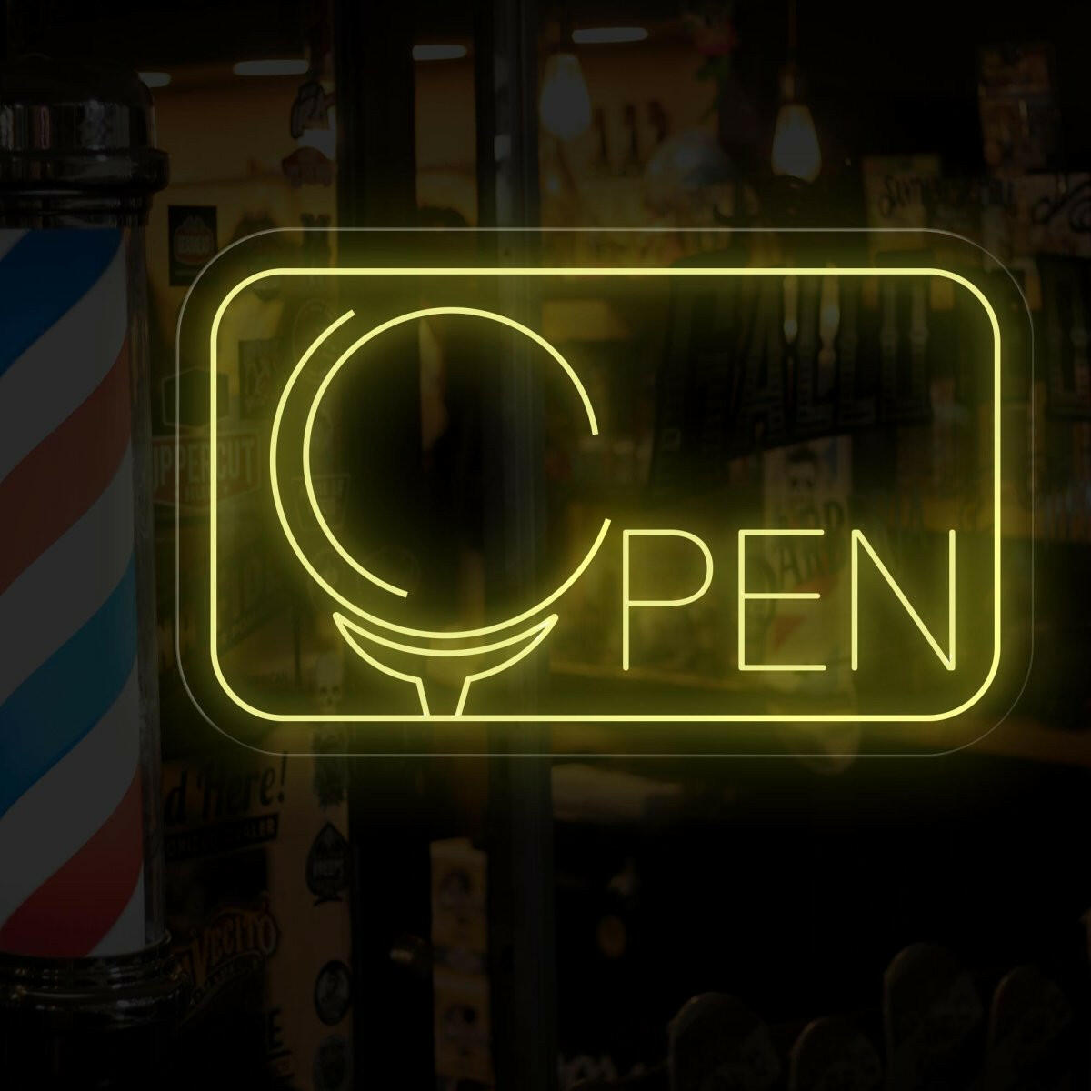 Golf Open Neon Sign for Enthusiastic Golf Spaces - NeonXpert