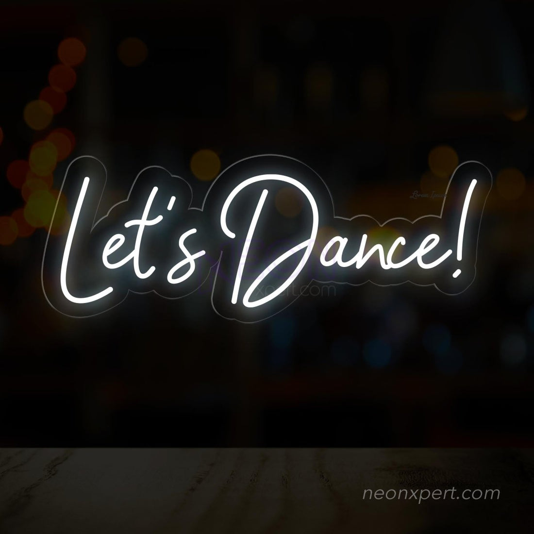 Let's Dance LED Neon Sign - Party Energizer | Vibrant Dance Decor ...