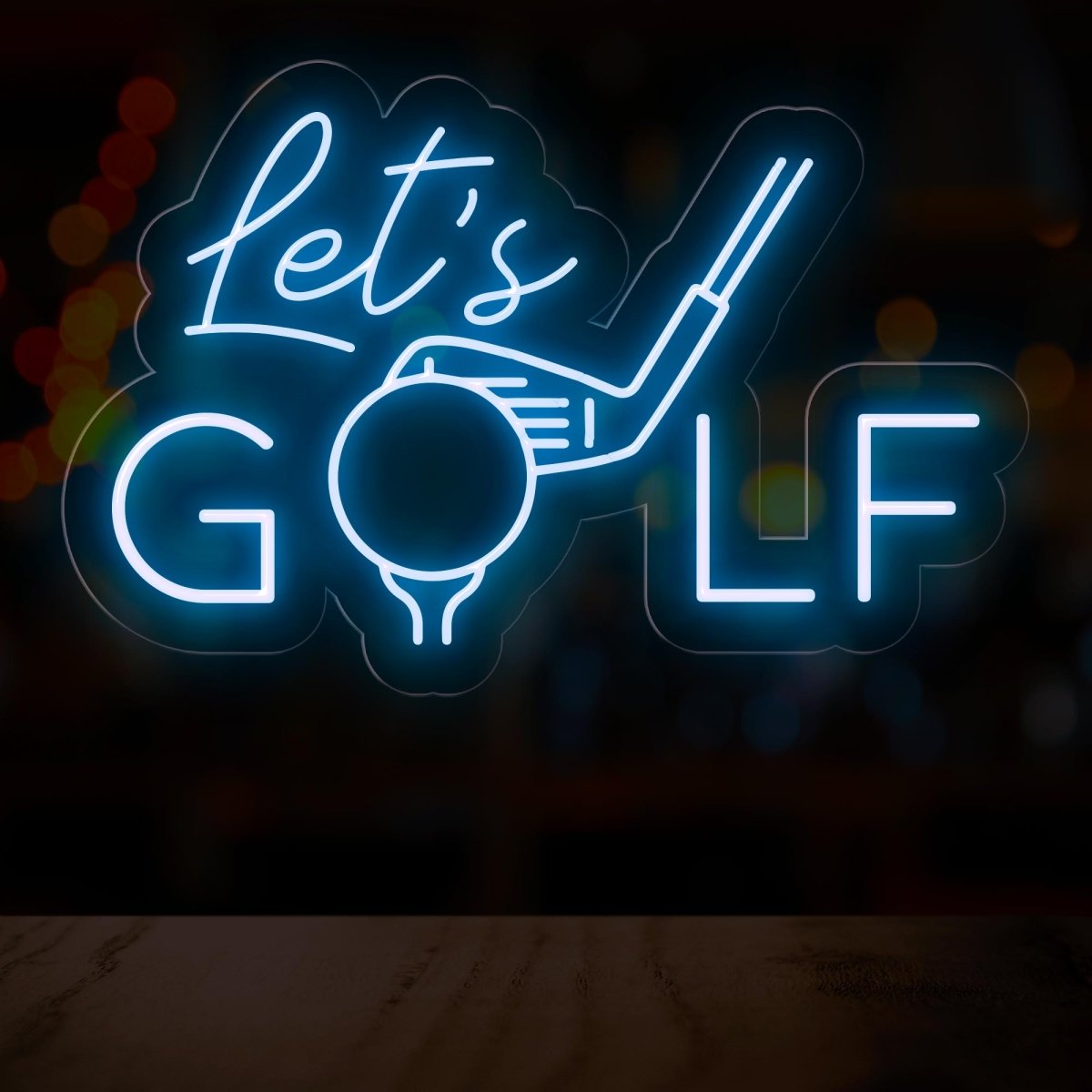 Let's Golf Neon Sign - Elevate Your Golfing Space - NeonXpert