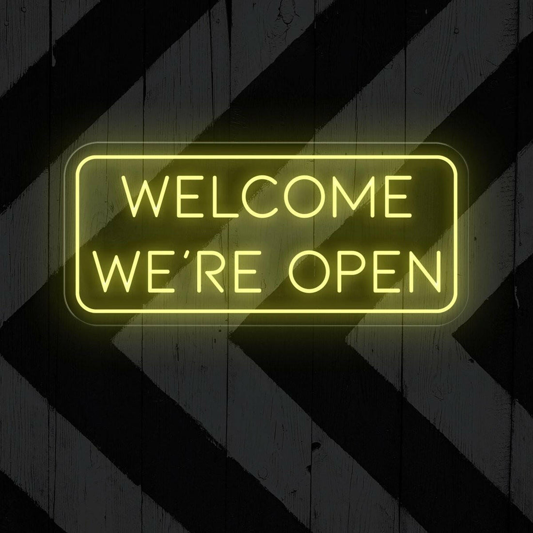 Welcome We're Open Neon Sign | Business Window Light - NeonXpert