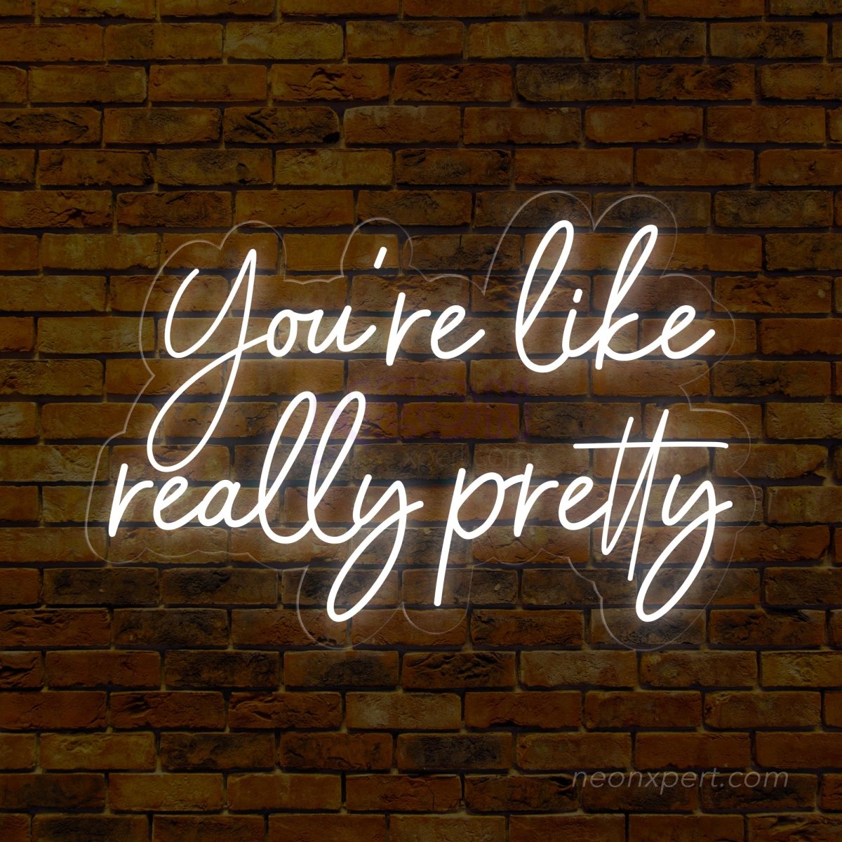 You Are Like Really Pretty LED Neon Sign - Uplifting Decor for Any Spa ...
